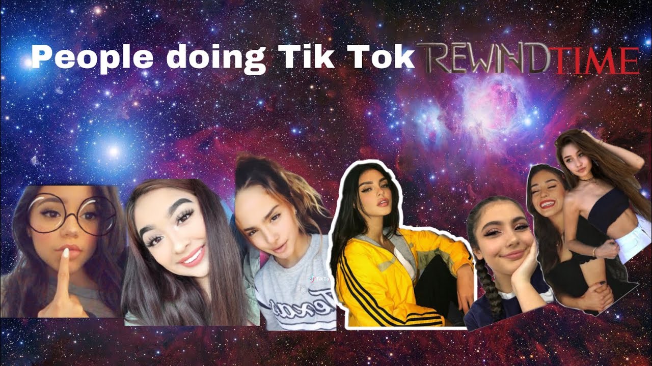 People doing Tik Tok rewind time - YouTube