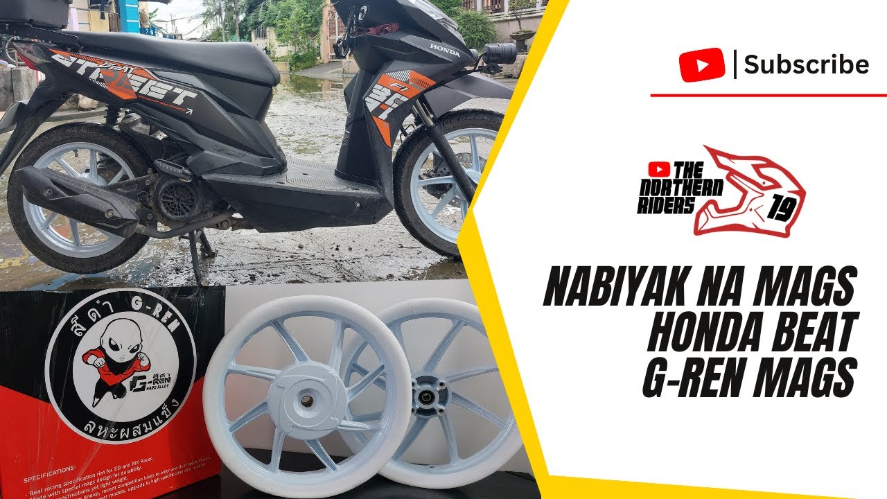Honda Beat Street | G-Ren Mags Upgrade | The Northern Riders - YouTube