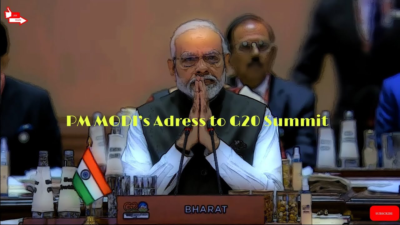 Prime Minister Modi's Opening Speech at the 2023 G20 Summit! - YouTube