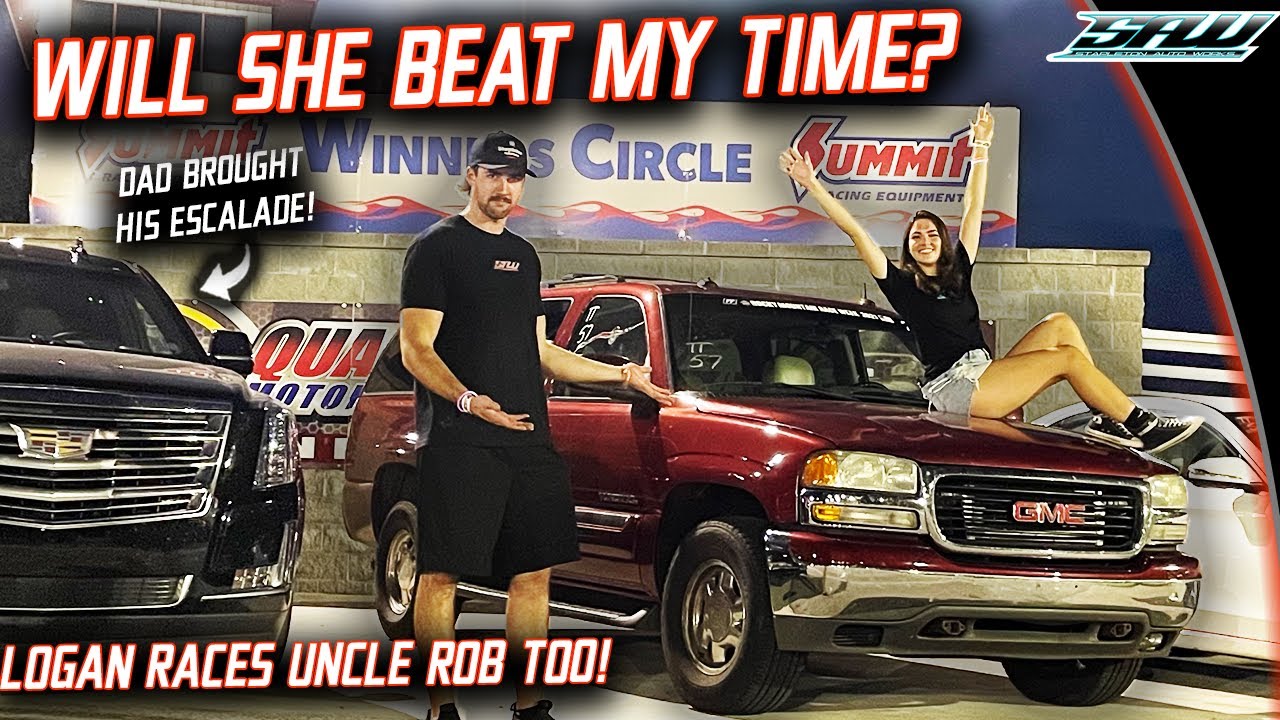 I Let My Sister and My Girlfriend Race 600HP Turbo Yukon XL: They've ...
