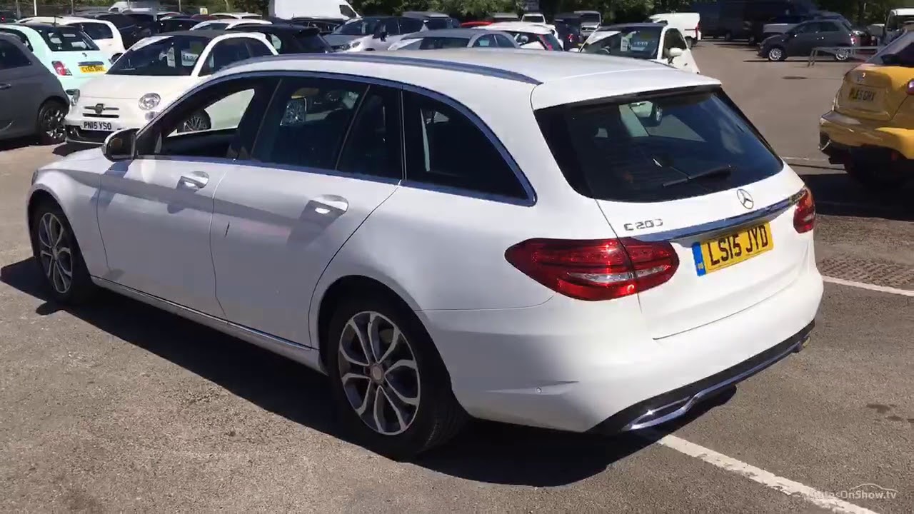 MERCEDES C-CLASS C200 SPORT WHITE 2015 - YouTube