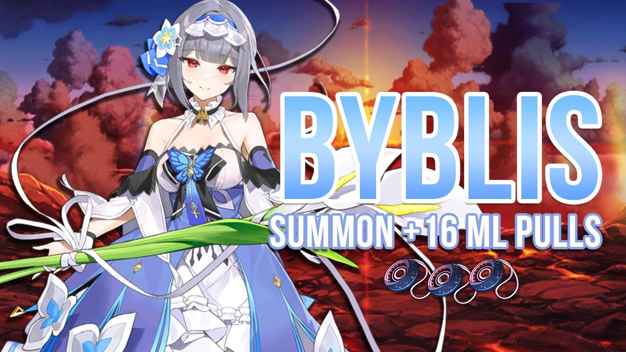 BYBLIS summons & 16 Moonlight pulls - EPIC SEVEN - YouTube