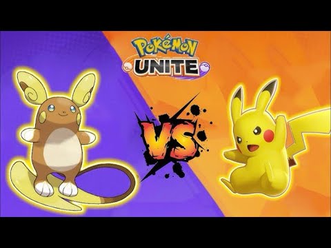 Pokémon unite : pika party team alolan raichu vs team pikachu - YouTube