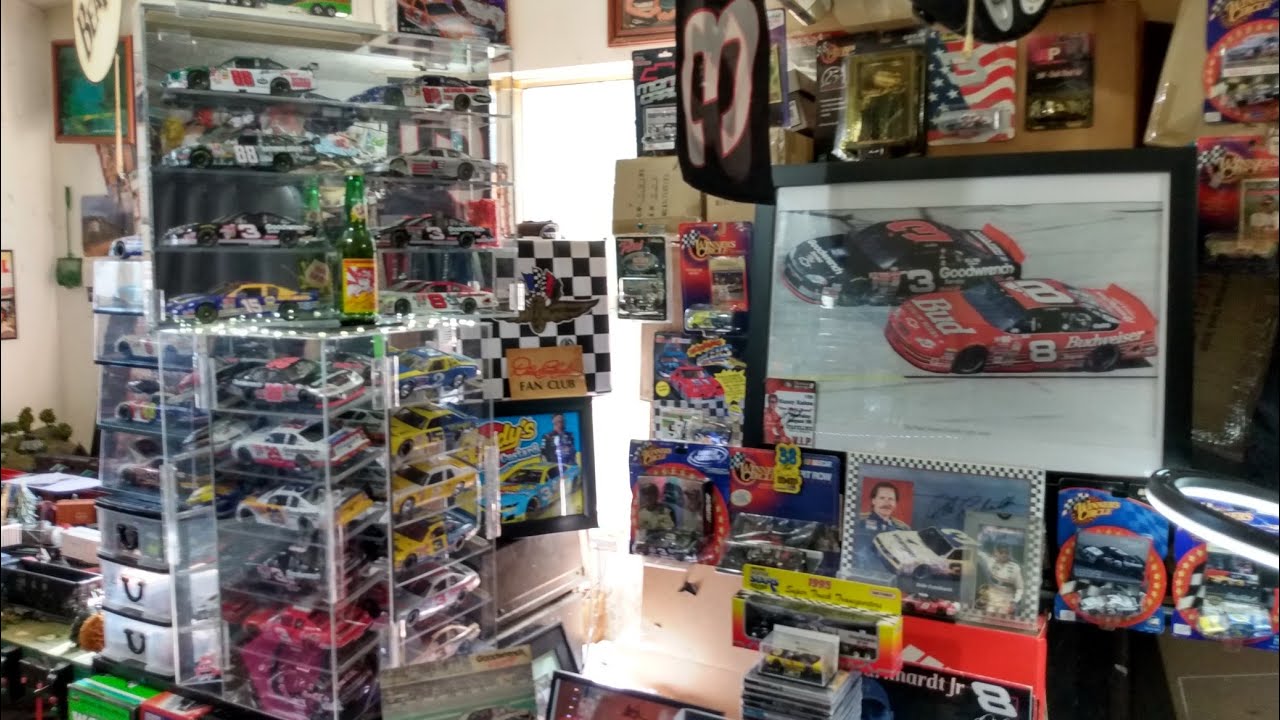 Part 1. My Huge NASCAR Collection! Diecasts Autographed items and more ...