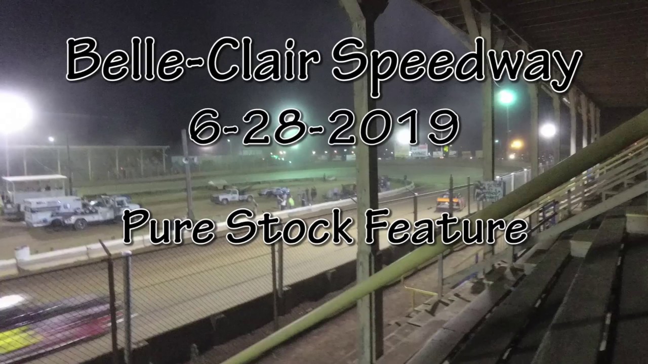Belle Clare Speedway Pure Stock Feature - YouTube