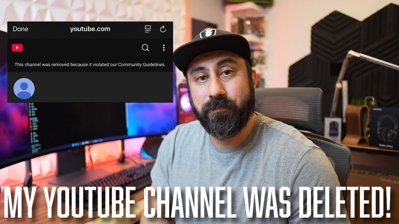 Youtube Deleted My Channel! - YouTube