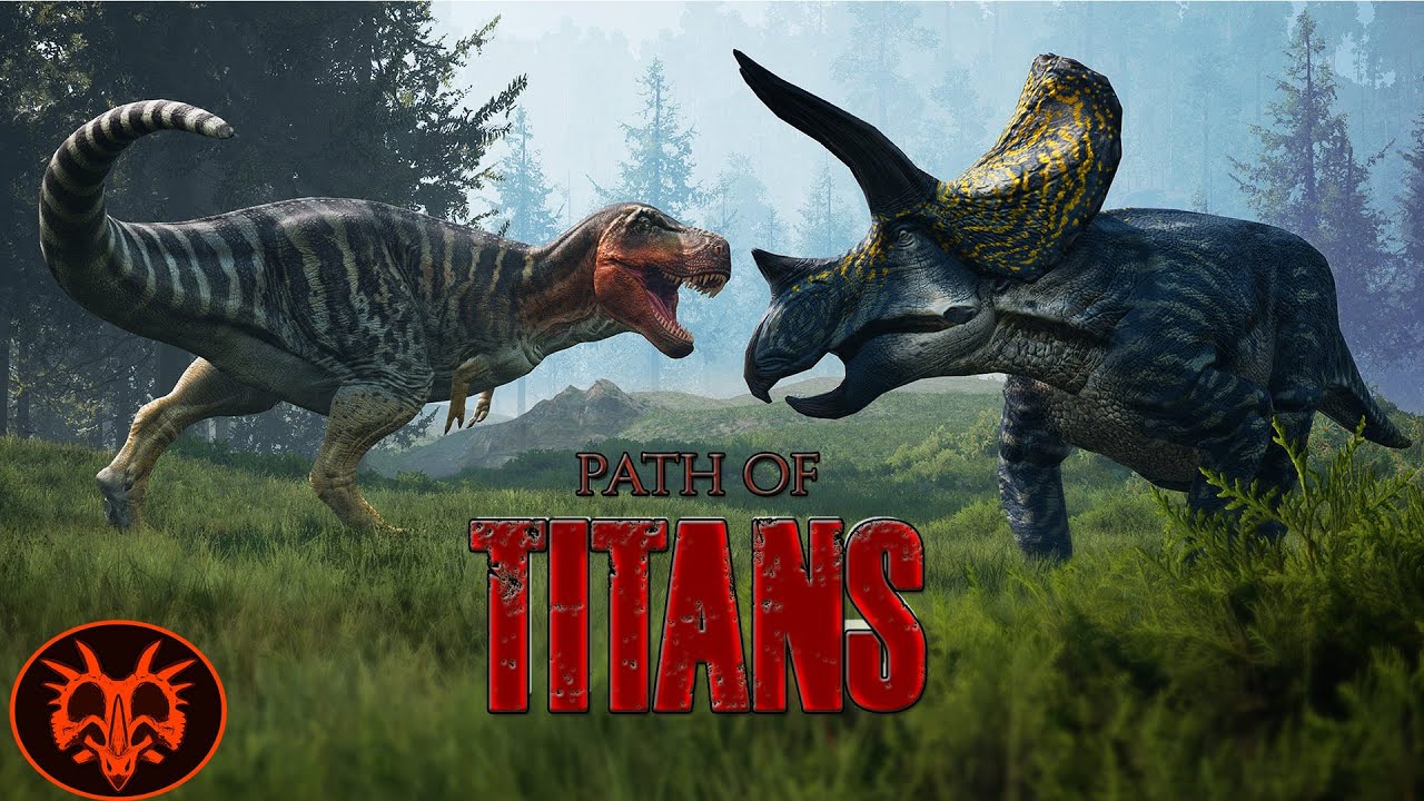 SEJA O MEGA CARNOTAURUS MASTIGUE E TRITURE TUDO PELA FRENTE | Path of Titans - YouTube
