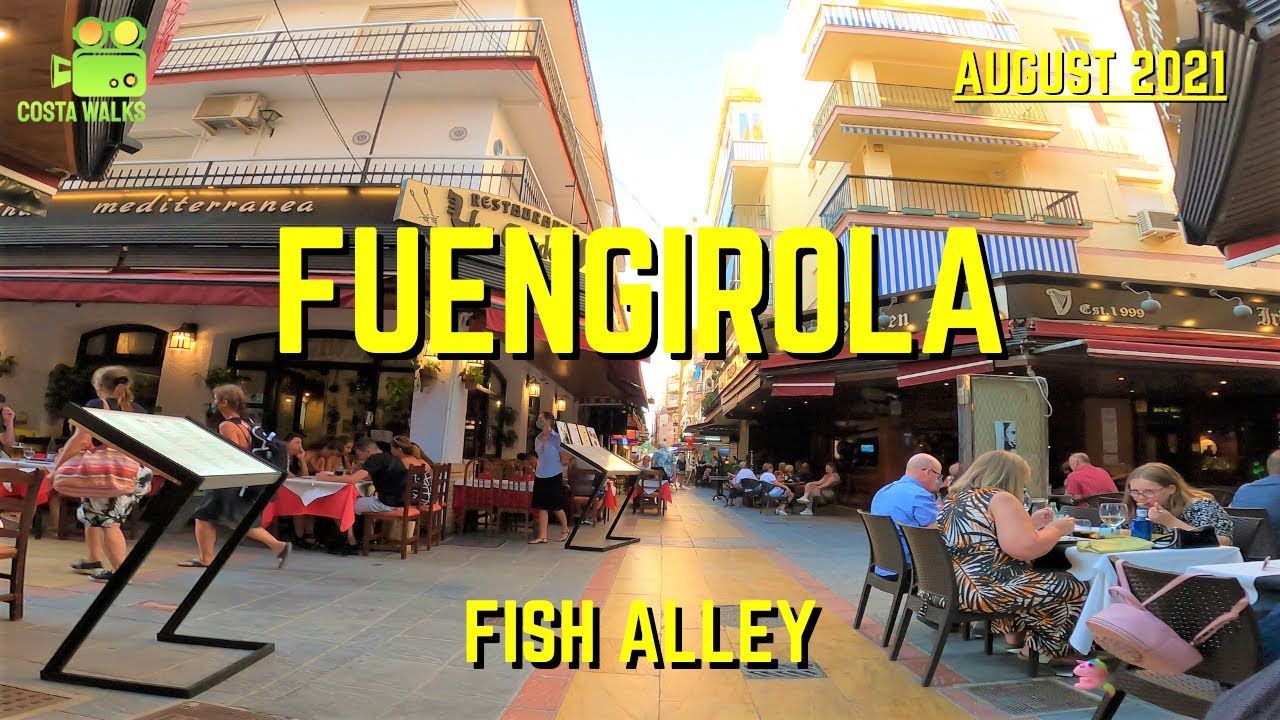 Fuengirola Saturday Night Calle Larga + Fish Alley Short Walking Tour ...