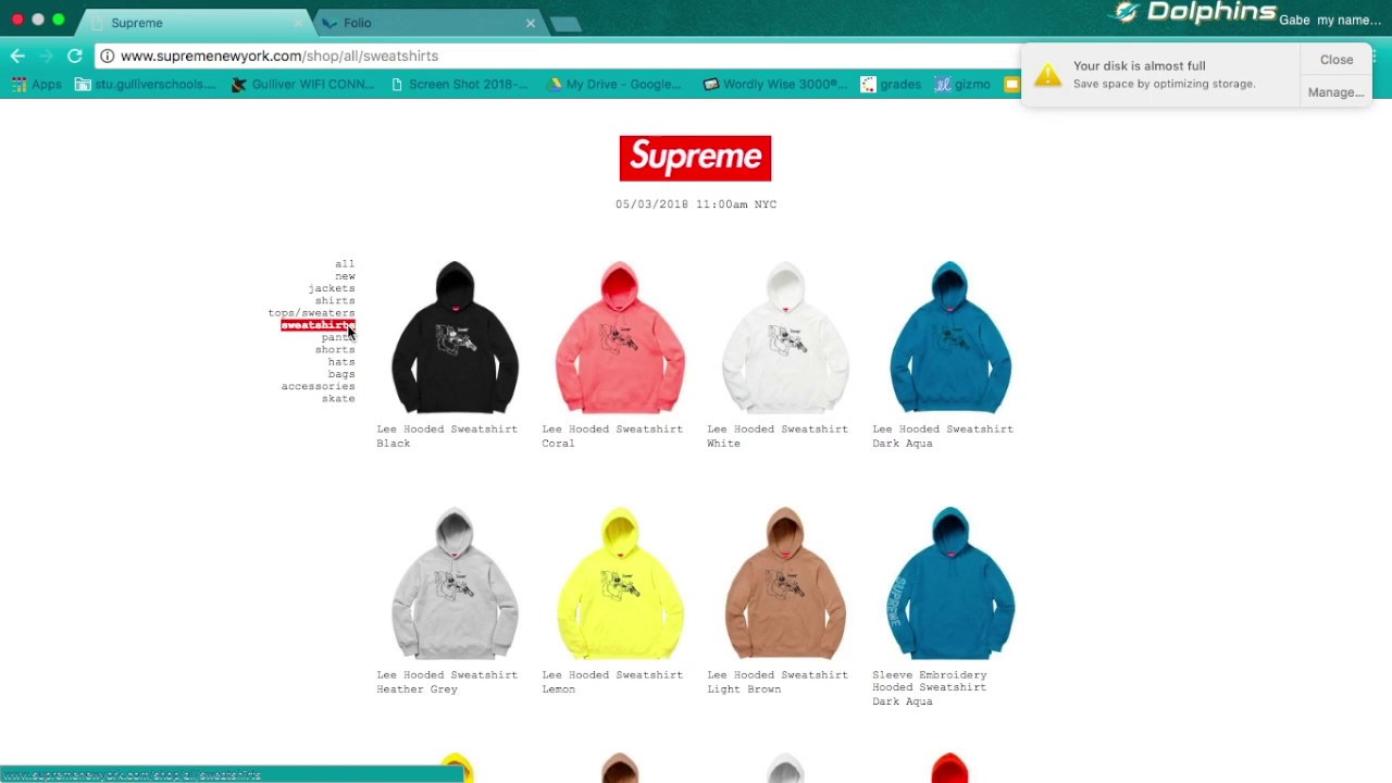 Supreme SS/18 Week 11 Live cop!! - YouTube