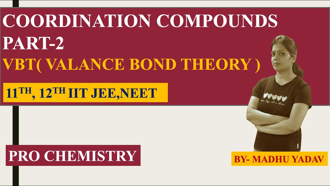 Coordination Compounds Part 2 Vbt Class 12th Neet Iit Jee