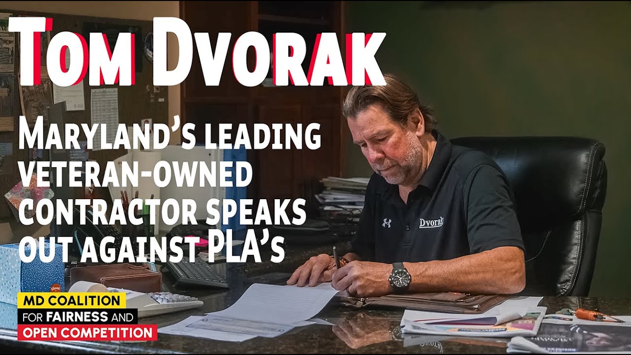 Tom Dvorak: Veteran Owned Businesses Deserve Fair & Open Competition for Large Projects - YouTube