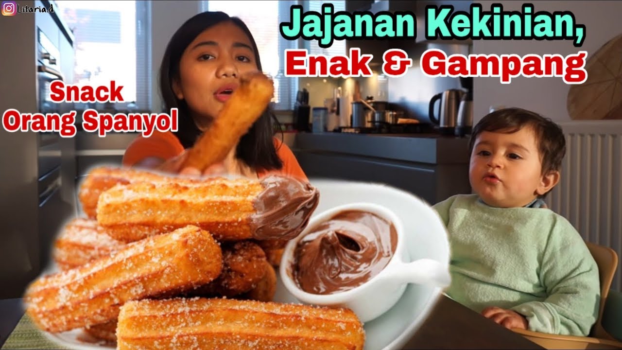 BIKIN CHURROS ENAK & GAMPANG DI BELANDA | SNACK TRADISIONAL ORANG ...