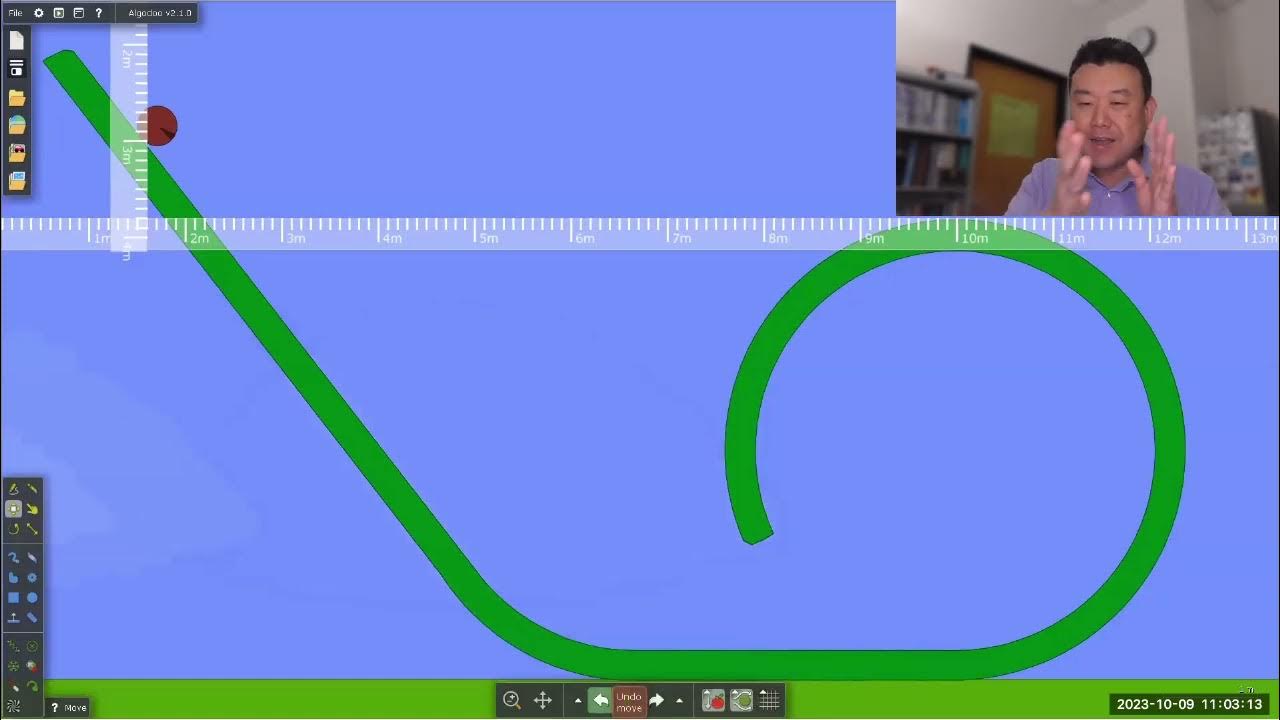 Physics 4A - Loop-the-Loop Demo on Algodoo with no friction and with friction - YouTube