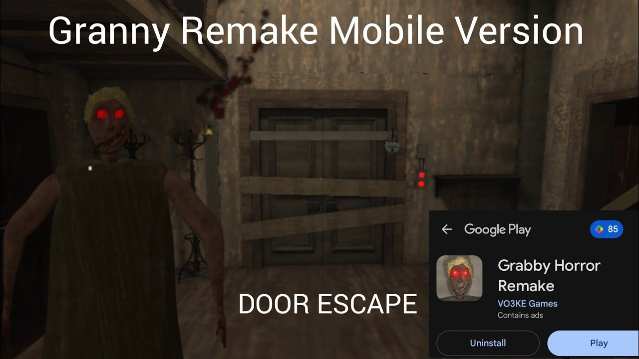 Granny Remake Mobile Version Grabby horror game Remake HD Android ...