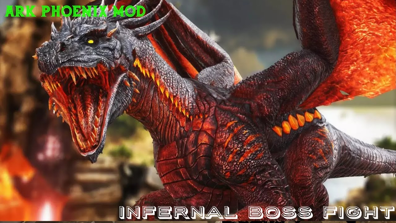 🔴 Infernal Boss Fight | ARK Phoenix Mod [ EP : 11 ] | ARK Survival ...