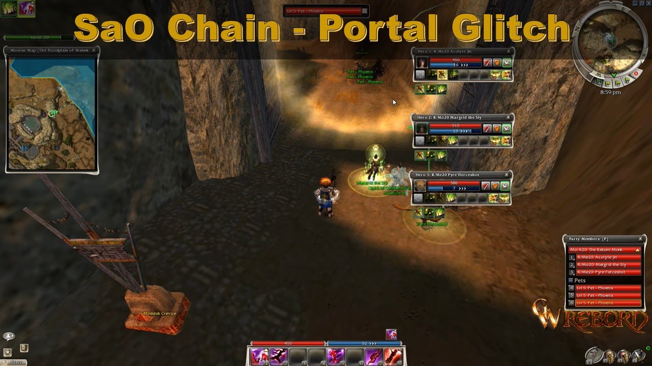 Guild Wars SaO Chain *CARTOGRAPHER PORTAL GLITCH* - YouTube