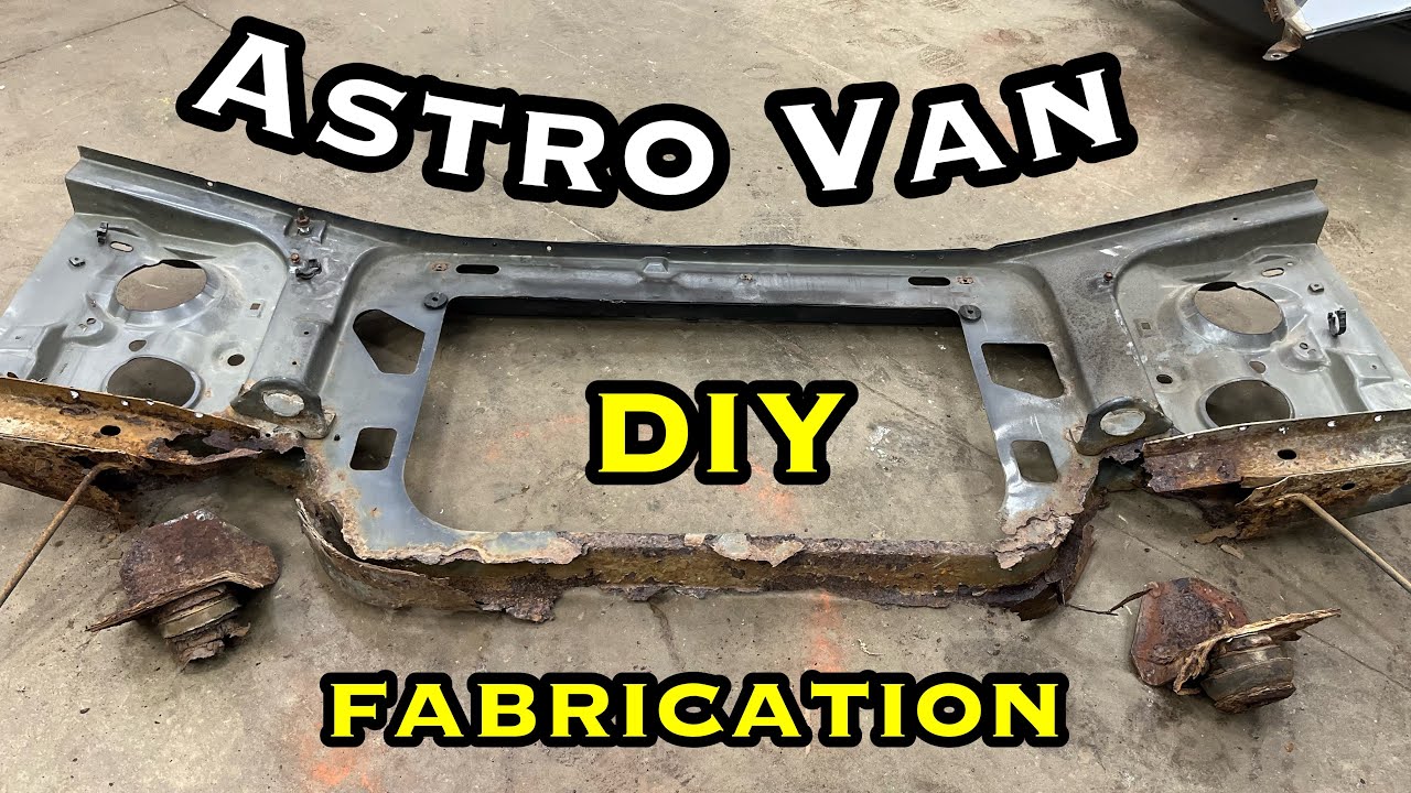 Rust Rebuild !..Part 2: Chevy Astro Van Core Support Fabrication - YouTube