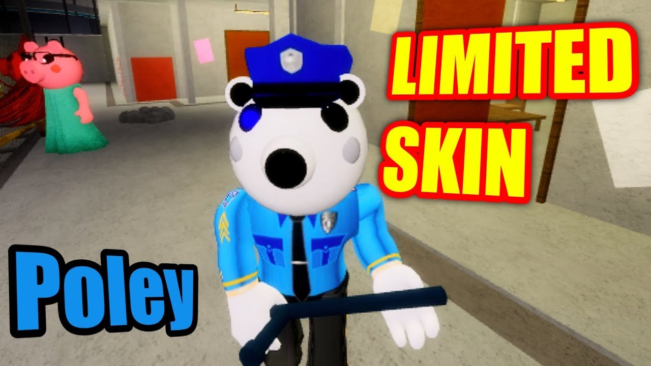 POLEY LIMITED SKIN! | Roblox Piggy Cross over Jailbreak Jumpscare and ...