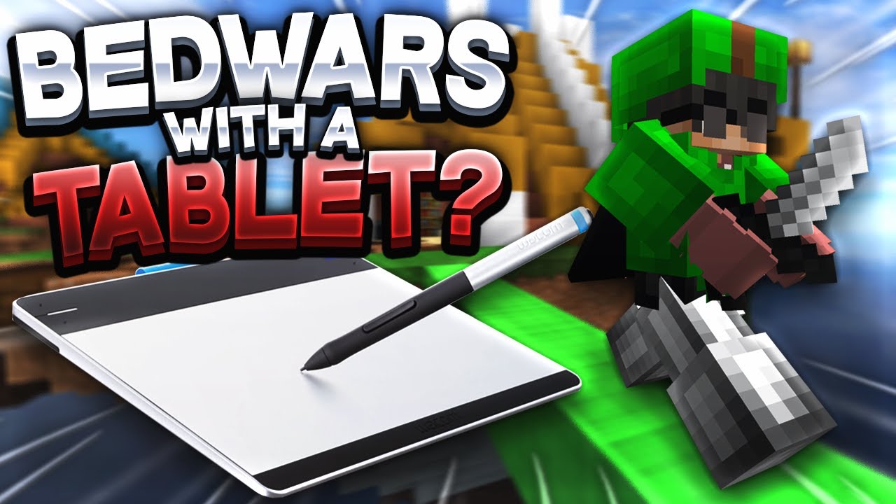 Using A DRAWING TABLET To Win Bedwars! - YouTube