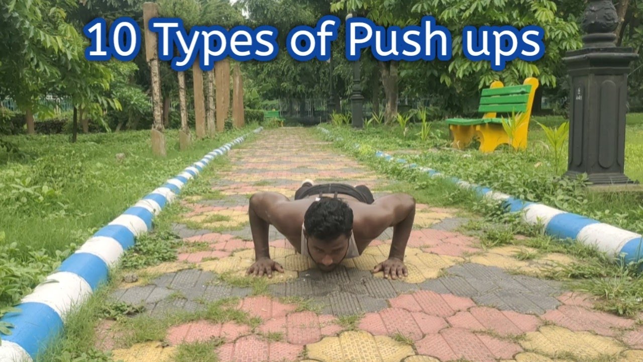 10 Types of Push ups🔥🔥!! push ups for strong hand & strong chest - YouTube