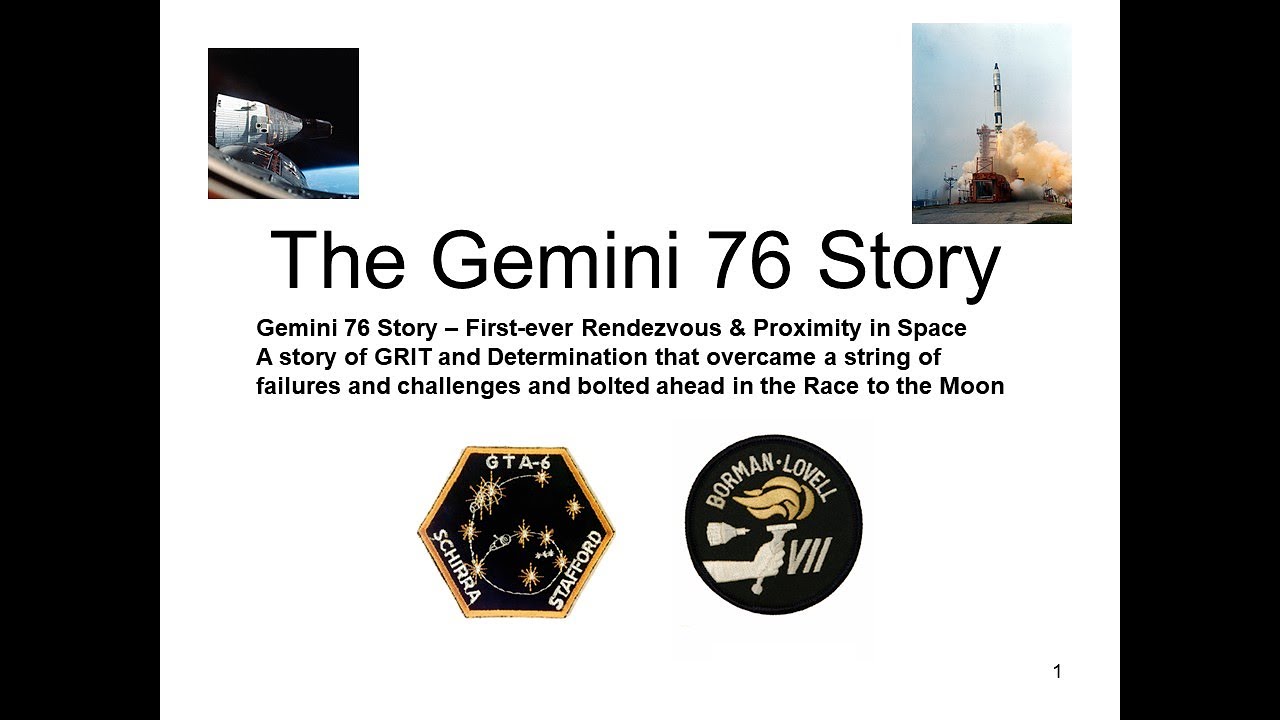 The Gemini 76 Story - First-ever Rendezvous and Proximity Operations in ...