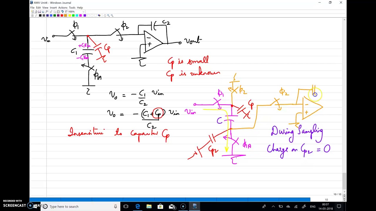 Switched Capacitor Circuits - Lecture 3 - YouTube