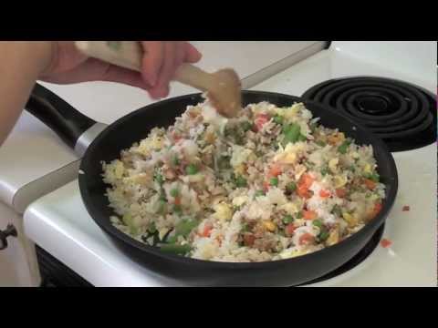 How to Cook Fried Rice With Mixed Vegetables - YouTube