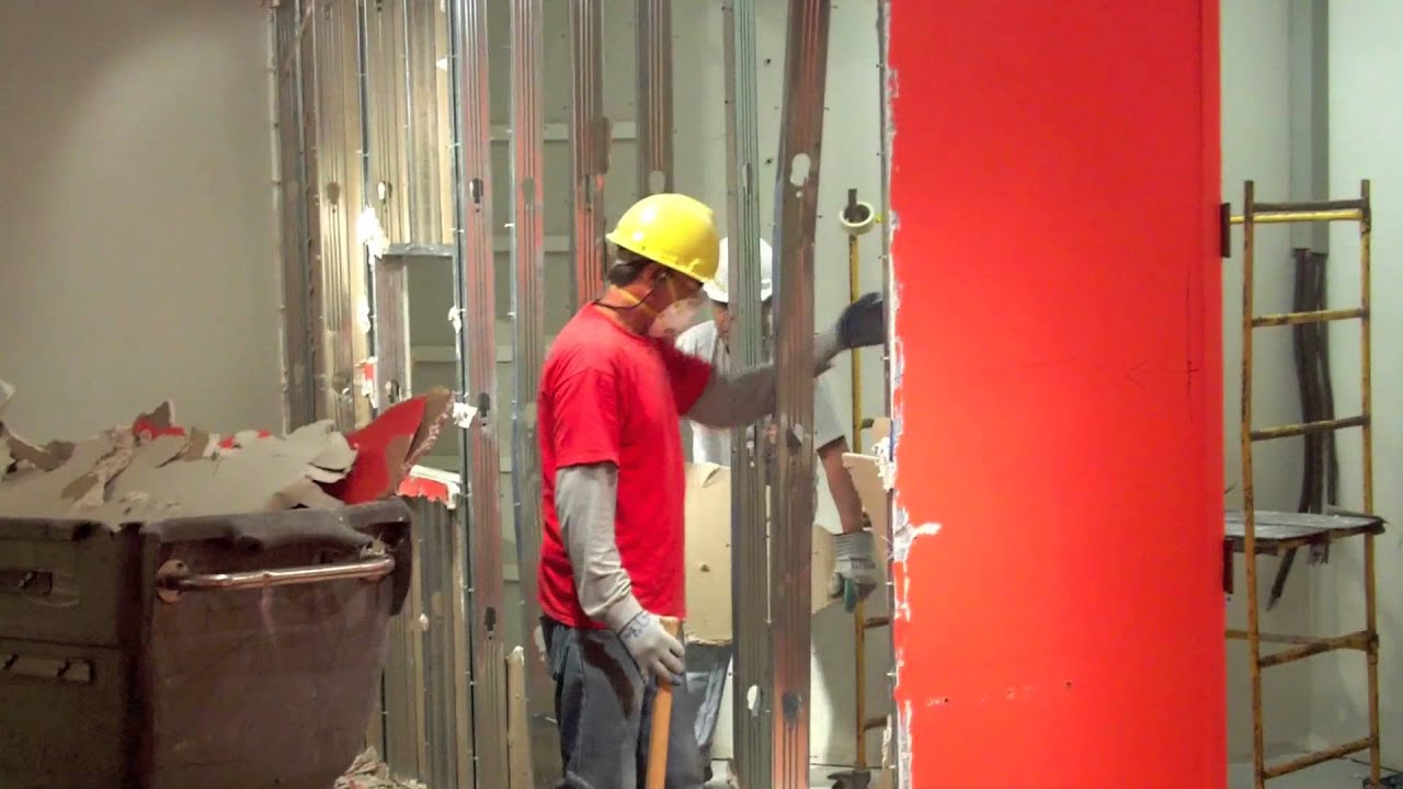 Inside the Renovation: Wall Demolition - YouTube