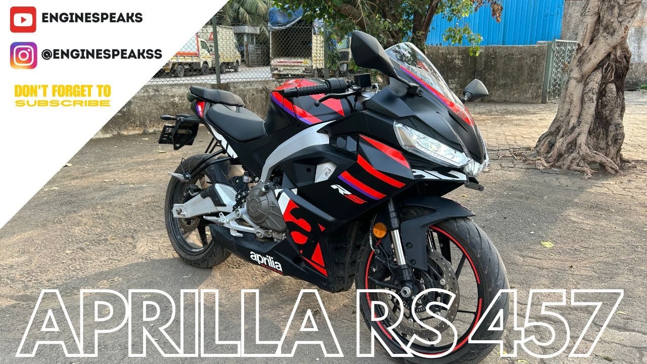 Aprilia RS 457 review - The new benchmark? | Engine Speaks - YouTube