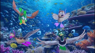 Mack, Pam, Dax and Gwen Mallard Snorkeling Sound Effect , Видео ...