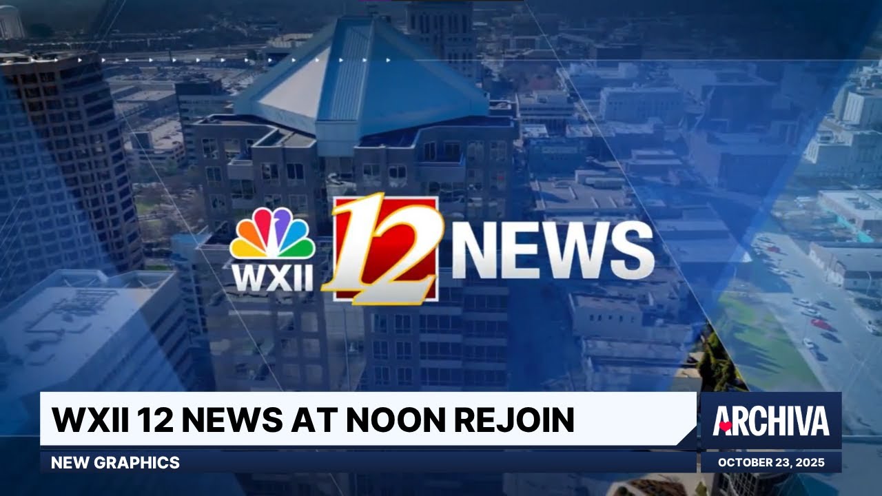 WXII 12 News at Noon Rejoin - New Graphics | October 23, 2025 - YouTube