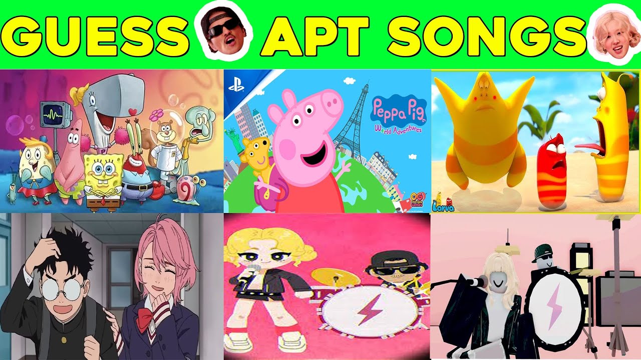 Guess A.P.T. Songs & Variants by Their Voice ~ ROSÉ & Bruno Mars A.P.T ...