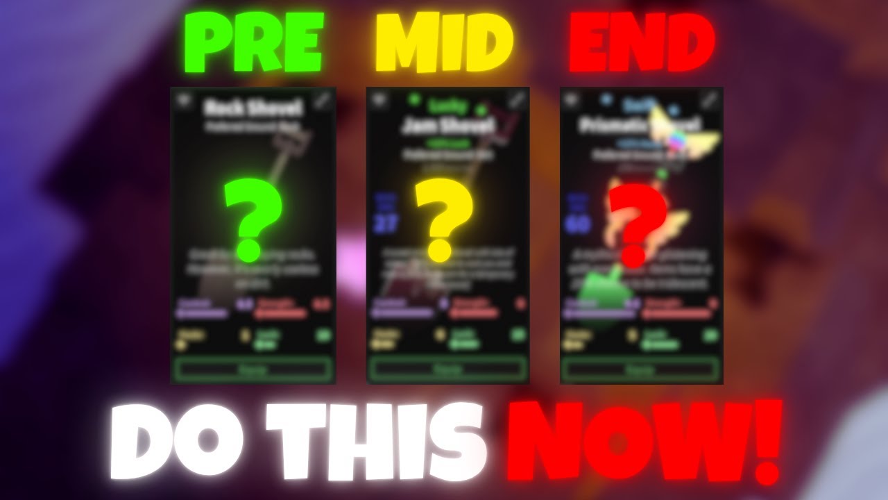 *UPDATED* Shovel Progression Guide in DIG! (Best Picks & Locations ...