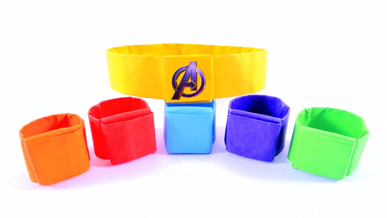 HOW TO MAKE INFINITY RINGS (INFINITY GAUNTLET) FROM AVENGERS USING ...