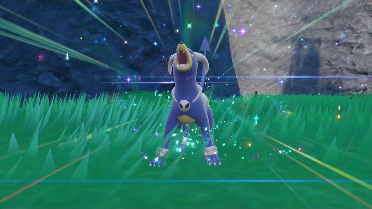 When the shiny tries hiding behind another Pokemon - YouTube