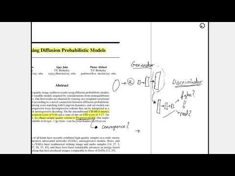 DDPM / Denoising Diffusion Probabilistic Models (paper explained) - YouTube