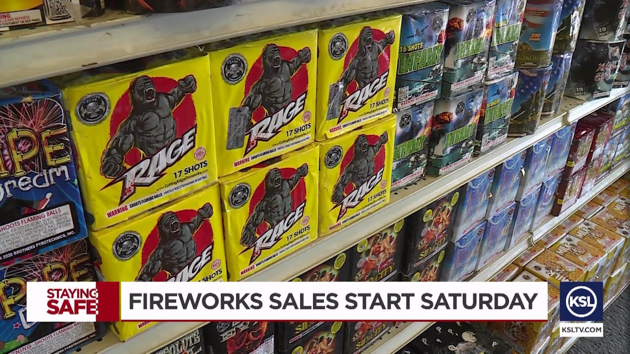 Fireworks sales start Saturday, don't let your guard down - YouTube