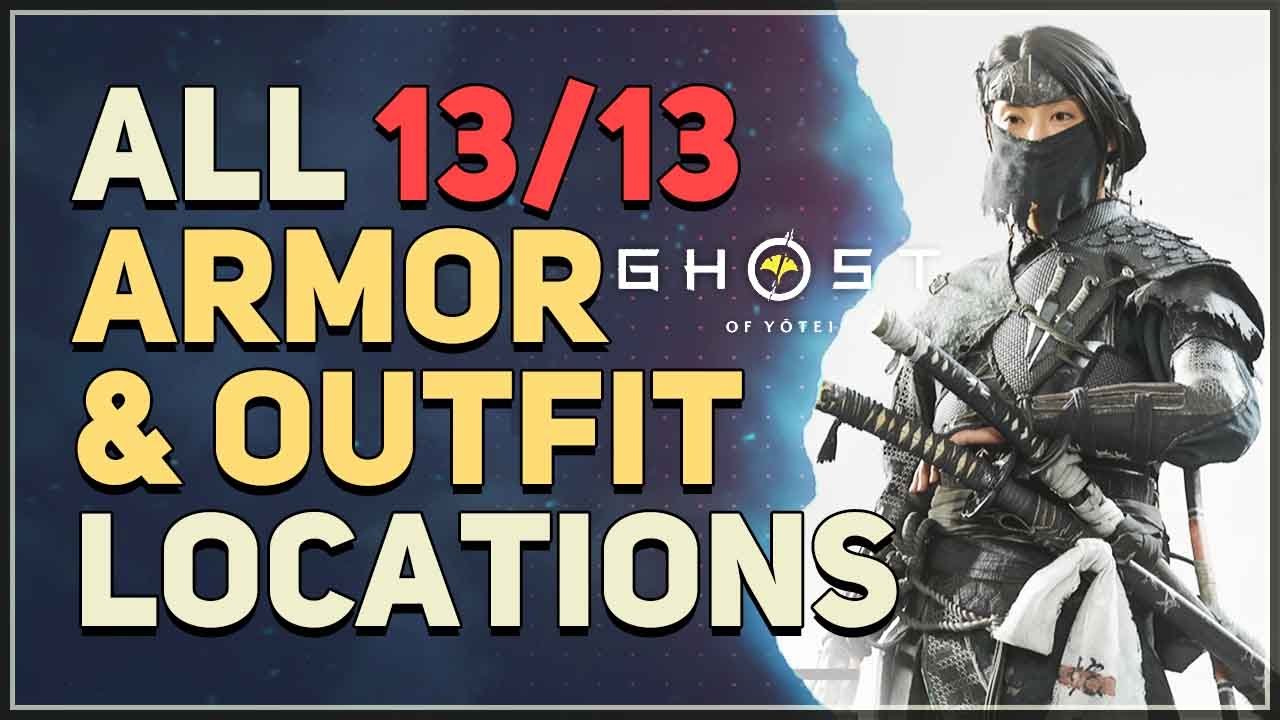 All 13 Armor & Outfit Locations Ghost of Yotei - YouTube