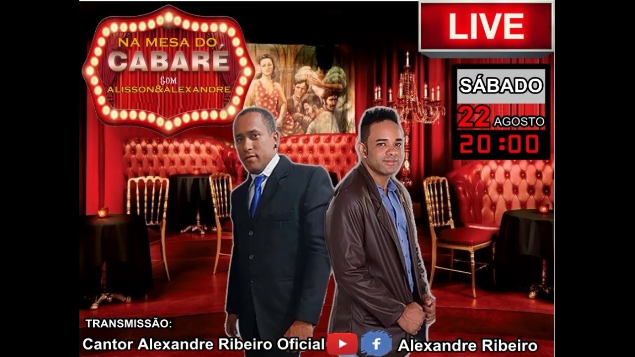 Stream em direto de Cantor Alexandre Ribeiro Oficial - YouTube
