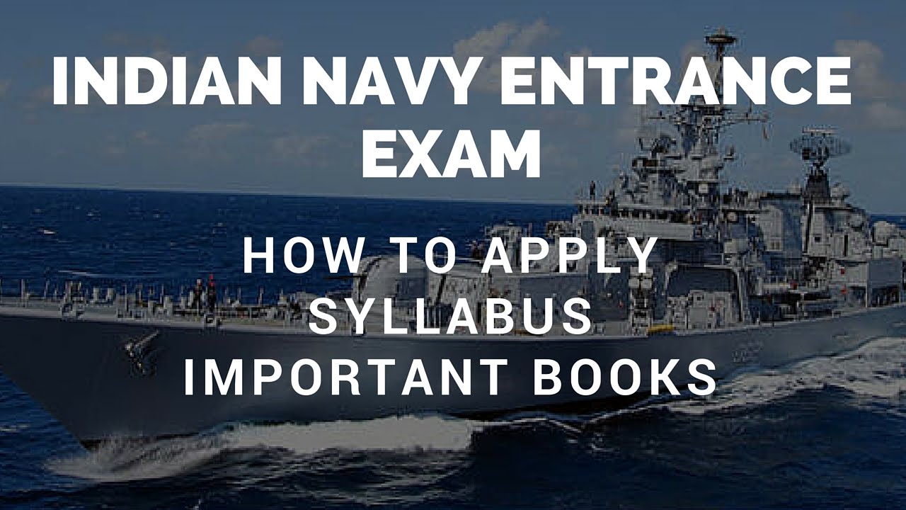 How to apply for Indian Navy, Indian Navy Syllabus & Important Books ...
