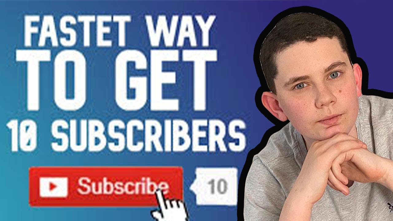 How To Get Your First 10 Subscribers! - YouTube