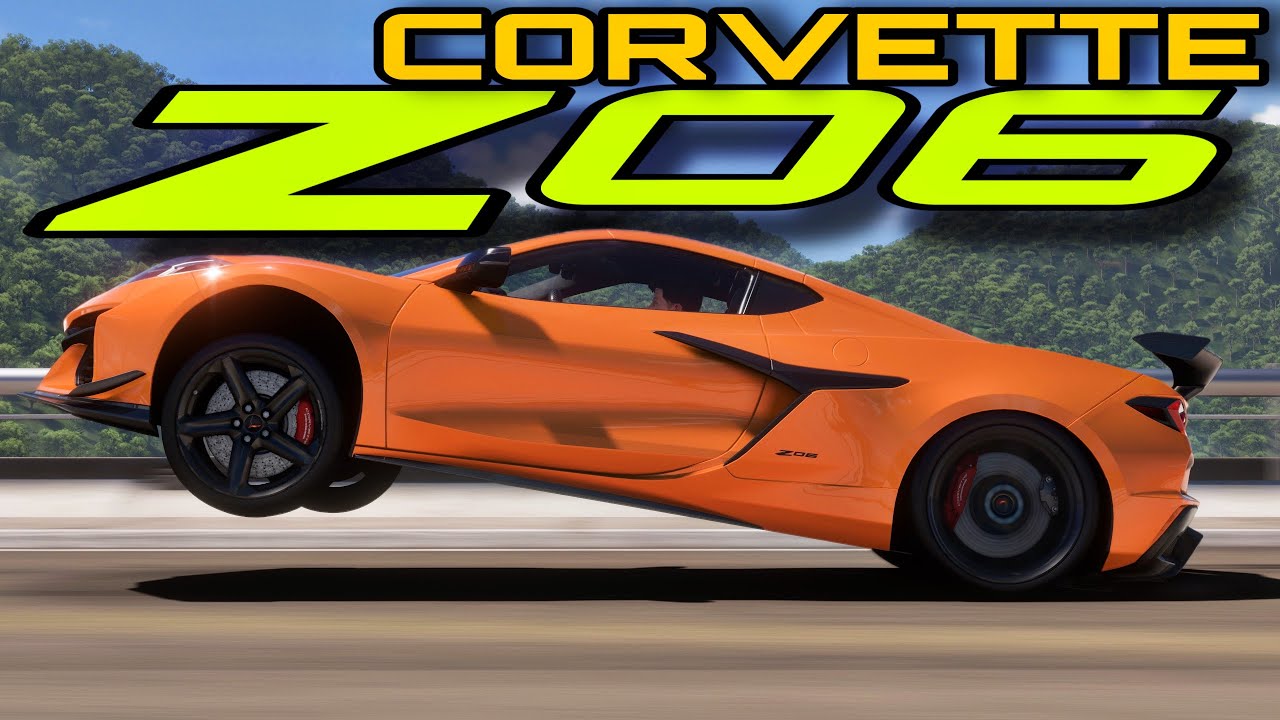 FORZA HORIZON 5 - 2023 CORVETTE Z06 DRAG TUNE - YouTube