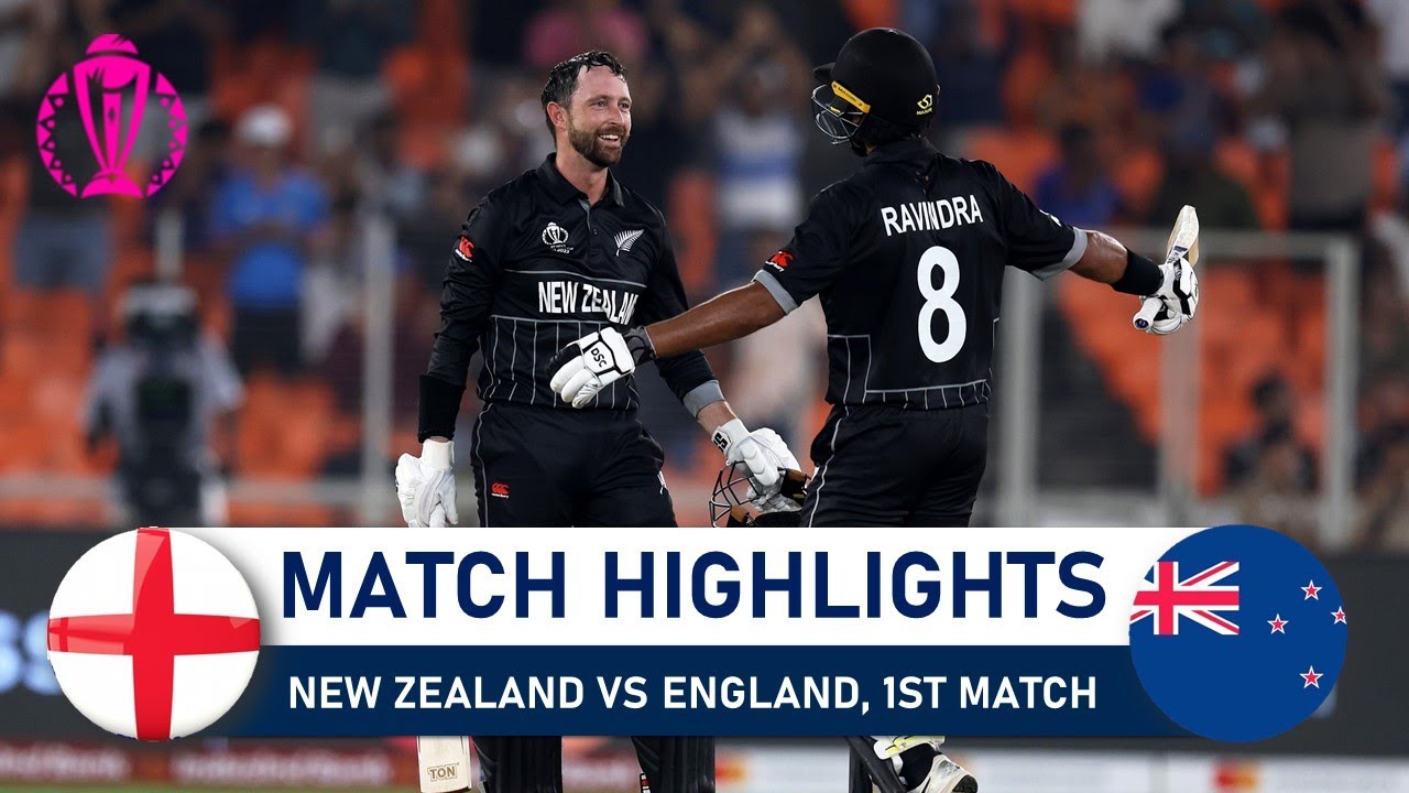 England Vs New Zealand ICC World Cup 2023 Match Highlights | ENG Vs NZ ...
