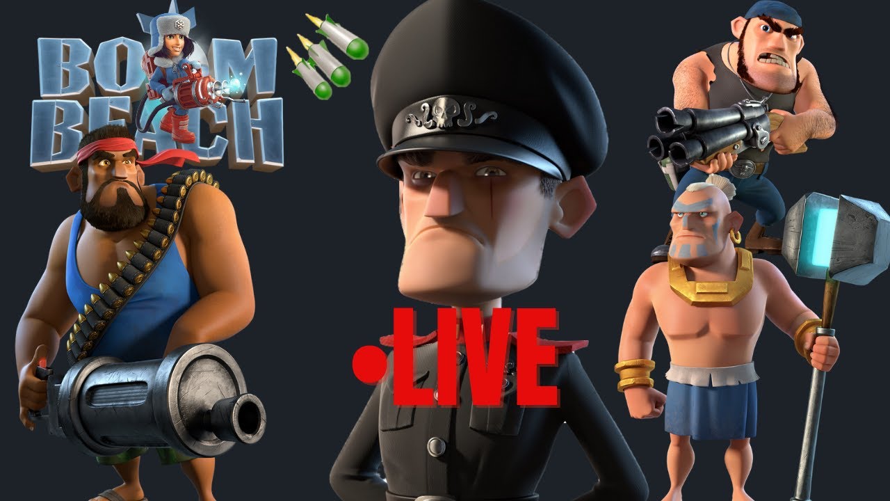 English Boom Beach : 👍 Good stream | Playing Solo | Streaming with ...