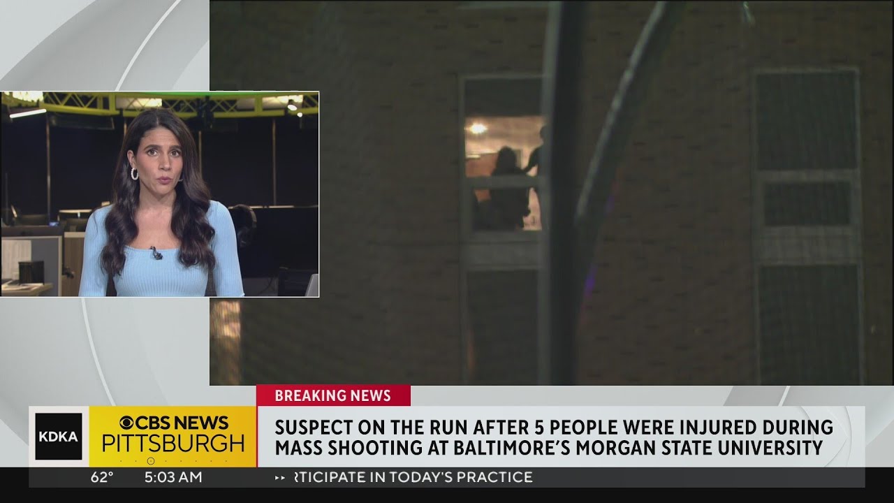 5 injured in mass shooting at Baltimore's Morgan State University - YouTube