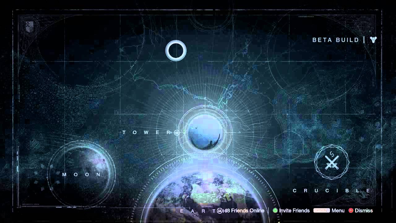 DESTINY beta map screen - YouTube