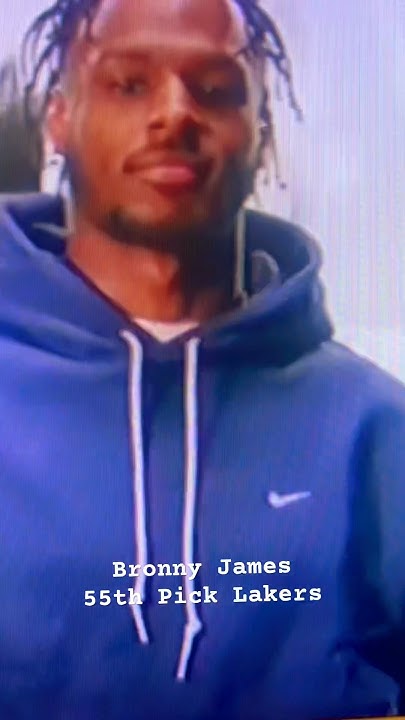 Bronny James Drafted 55th Overall to The Lakers - YouTube