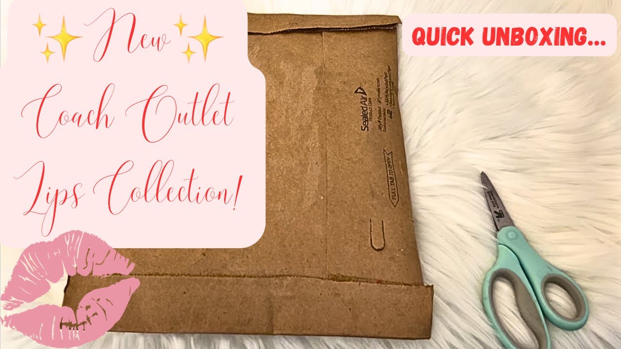 New Quick Coach Outlet Unboxing • New Lips Collection!!!💋😍💕 - YouTube