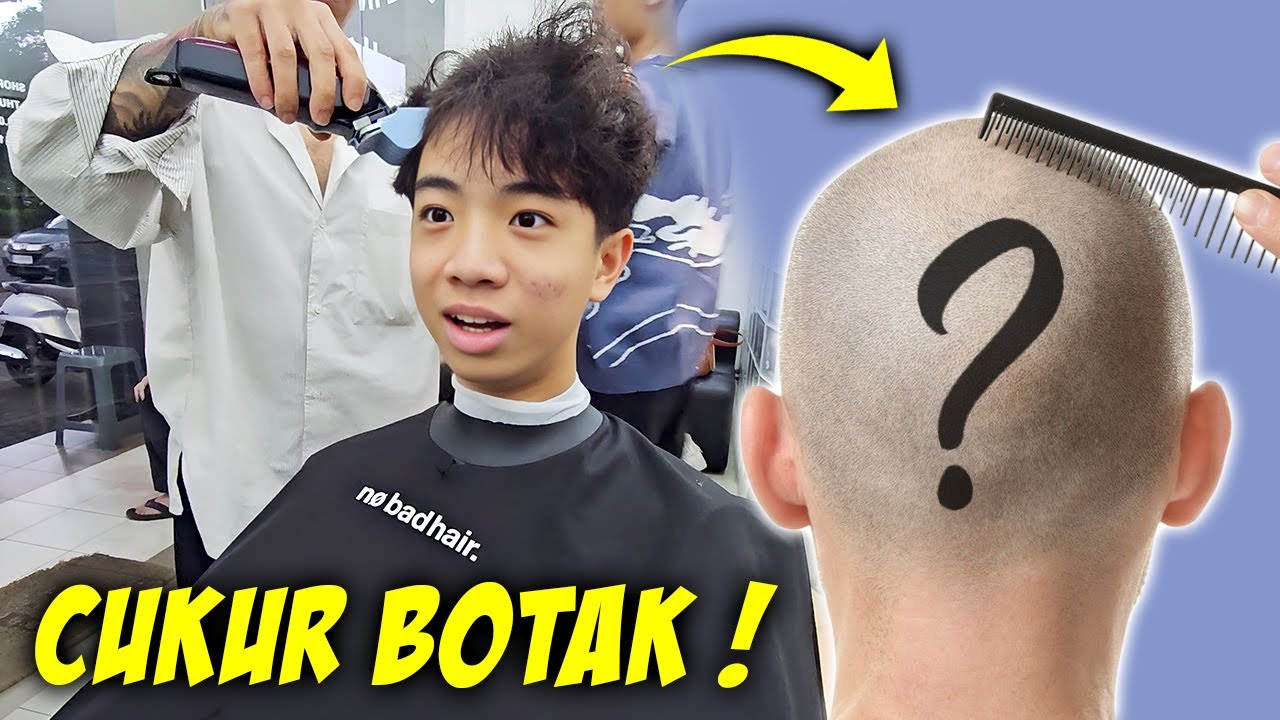 XAVIER CUKUR BOTAK BARENG TEMAN SEKOLAH ! CnX Adventurers - YouTube