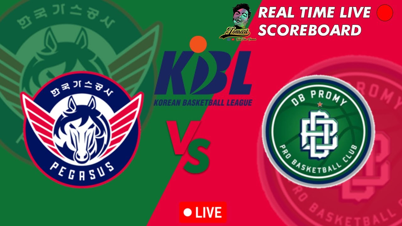 LIVE🔴Daegu KOGAS Pegasus Vs Wonju Dongbu Promy KBL Korean Basketball ...